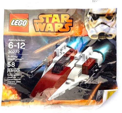 LEGO Star Wars: A-wing Starfighter (30272) Polybag Retired Rare Set NEW ...