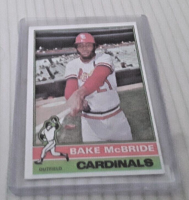 1976 Topps Bake McBride St. Louis Cardinals #135 | eBay
