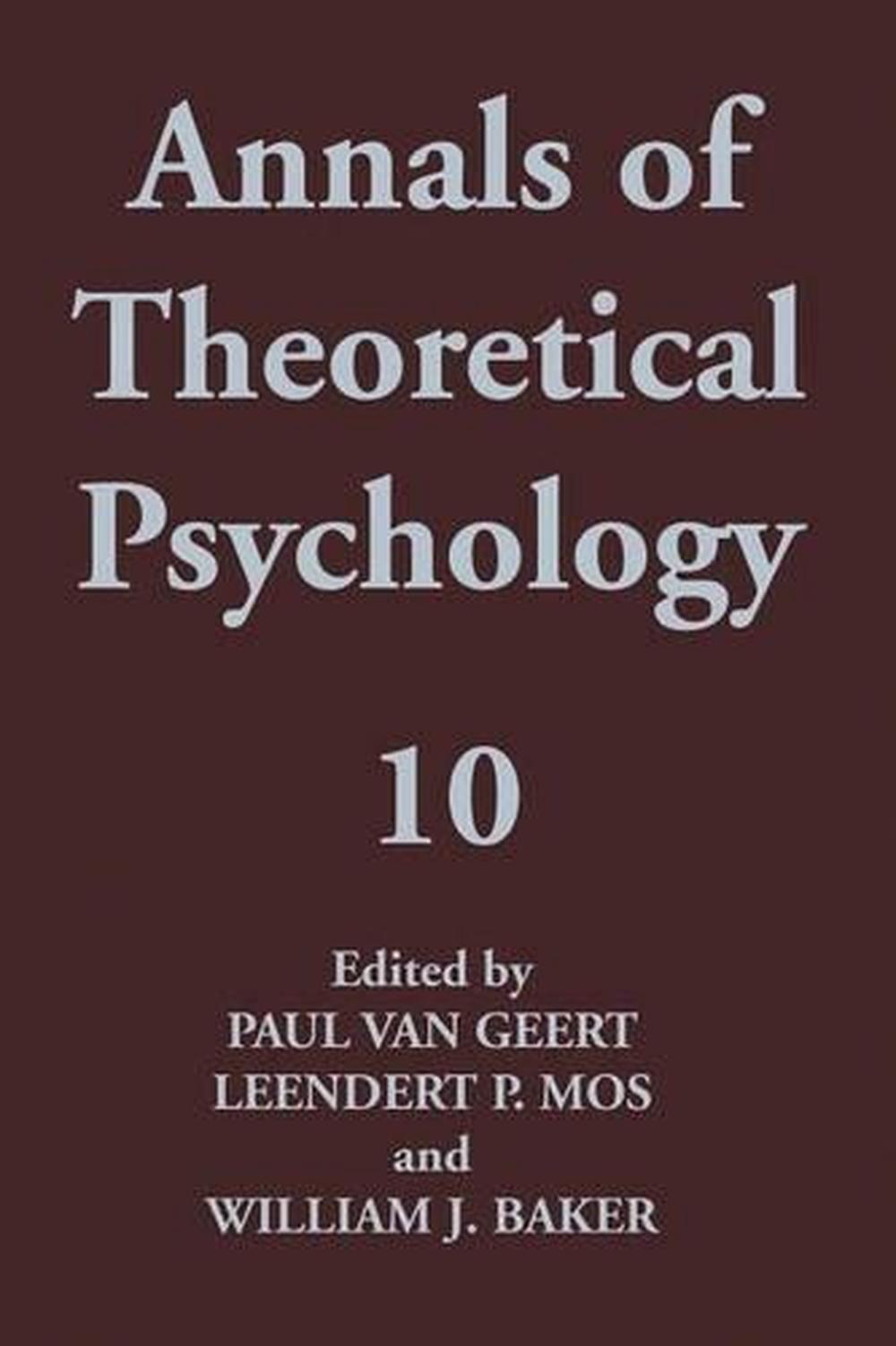 Annals of Theoretical Psychology by Paul Van Geert (English) Paperback ...