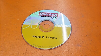 ⭐️⭐️⭐️⭐️⭐️ Quicken Deluxe 98 Windows 895,3.1 Or NT 4 Disc Only | eBay