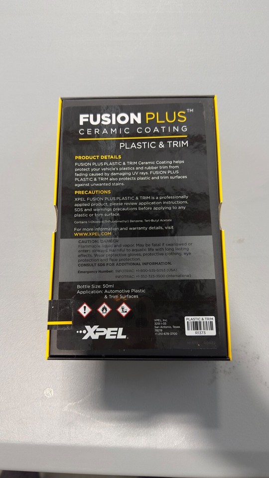 NEW XPEL Fusion Plus Ceramic Coating Plastic & Trim 50ml Bottle | eBay