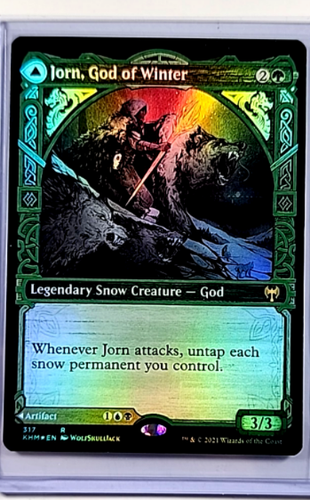 2021 MTG Magic the Gathering Kaldheim Showcase Foil #317 Jorn God of ...