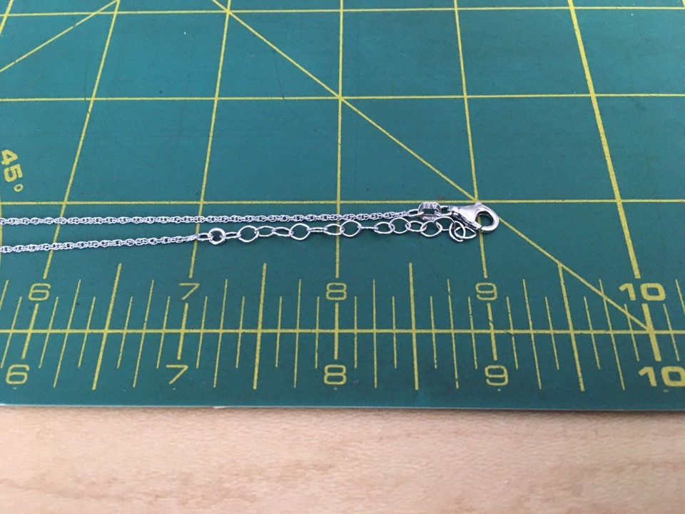 Vtg Necklace MARKED ATI ITALY 925 STERLING SILVER Chain Jewelry lot y ...
