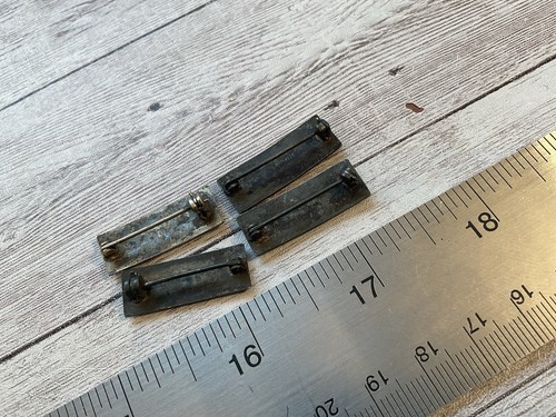 ORIGINAL WWII US 2 SETS 1ST LT BAR INSIGNIA ONE MARKED STERLING, PB | eBay