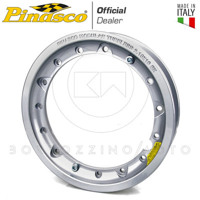 CERCHIO IN LEGA PINASCO GRIGIO TUBELESS 3.00/50.48 VESPA 150 SPRINT ...