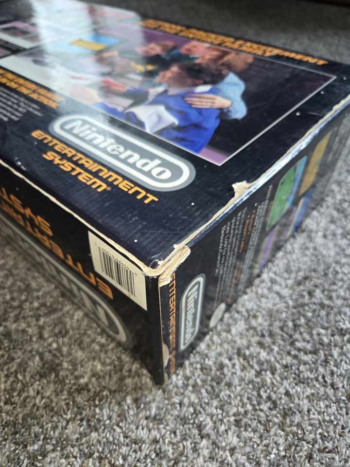 Nintendo NES Action Set CIB Rare Early Model Complete in Box With Manuals | eBay