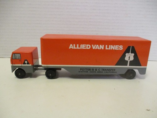 Vintage Ralstoy Diecast Semi Trailer Truck - ALLIED VAN LINES | eBay