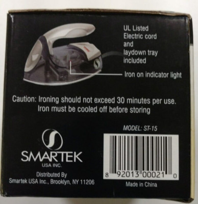 Sharptek mini iron, in original box, model ST-15 Open Box | eBay