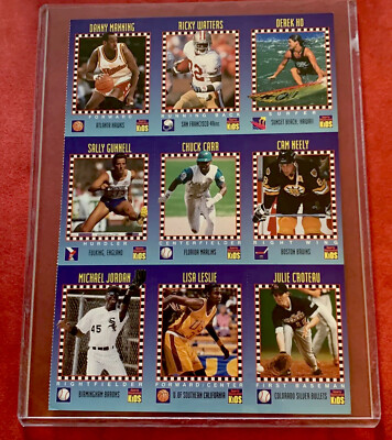 LISA LESLIE ROOKIE WNBA LEGEND MICHAEL JORDAN ROOKIE BASEBALL SI FOR ...