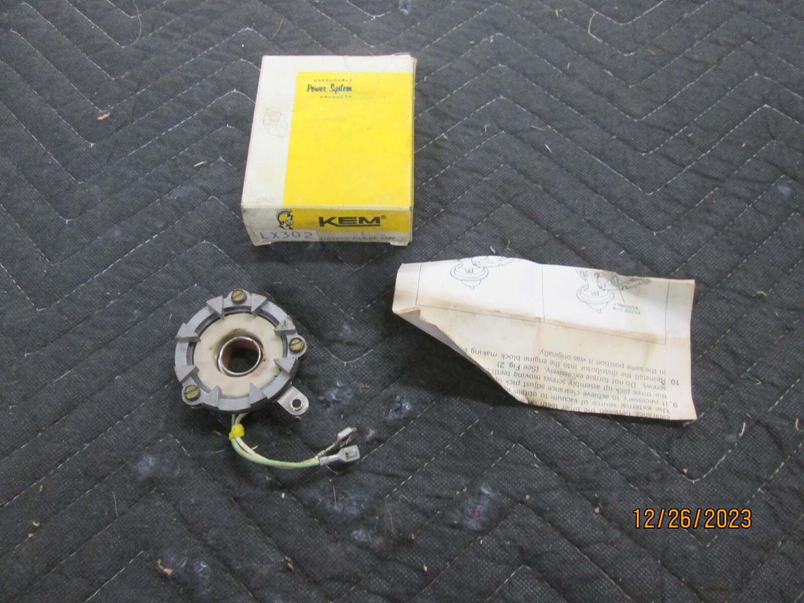 KEM LX302 Magnetic Pickup Assy Ignition GM Massey-Ferguson GMC Checker ...