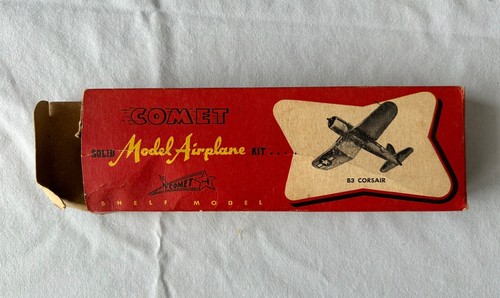 Vintage Comet Model Airplane Kit - Balsa Wood - B3 Corsair | eBay