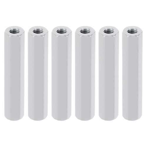 6pcs M3 Hex Nuts M3 Threaded Spacers Aluminum 30mm L Female Metal ...