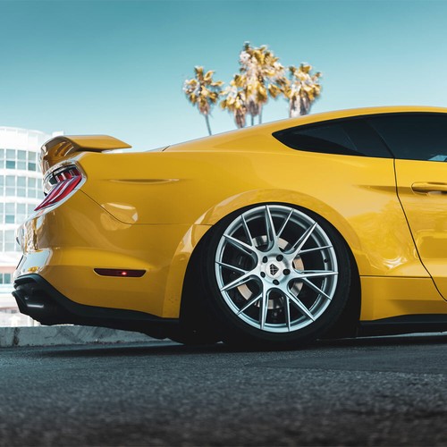 19" Blaque Diamond BD-F18 Silver 19x9.5 Forged Wheels Rims Fits Audi B8 ...