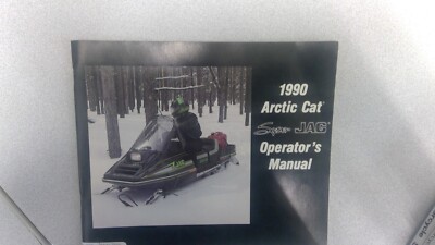 1990 ARCTIC CAT SUPER JAG OPERATOR'S MANUAL | eBay