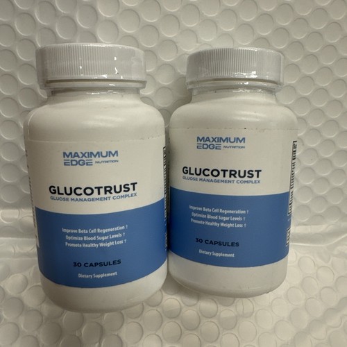 GLUCOTRUST Capsules, Glucotrust Blood Sugar Supplement Max Edge Formula ...