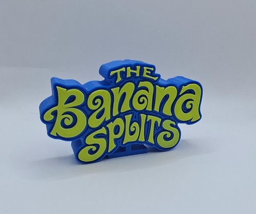 1960's TV Show The Banana Splits Sign Desktop Shelf Art | eBay