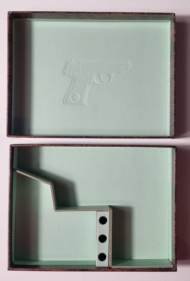 Sauer 38H Cardboard Box WW2 Style inspired! With label sticker! | eBay