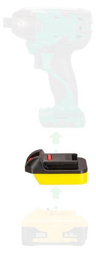 Adapter for DeWalt 20V Li-ion Batteries to Power for Masterforce Boost ...