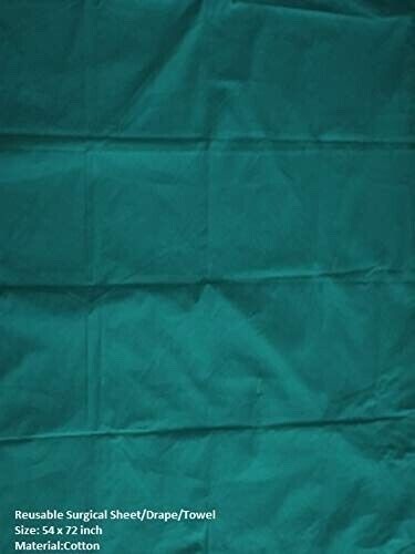 Reusable Surgical Sheet/Drape/Plain Towel/Plain Drape (52"x72", Green ...