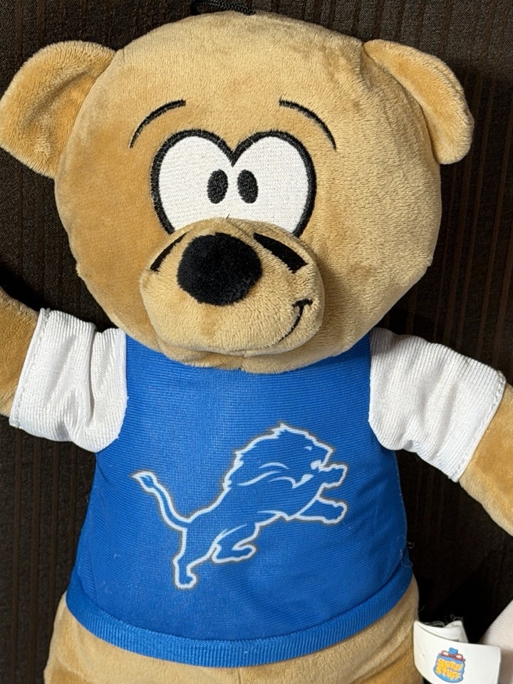 NFL Detroit Lions Plush Stuffed 14”-16” Coach Bear Plushy Animals by ...