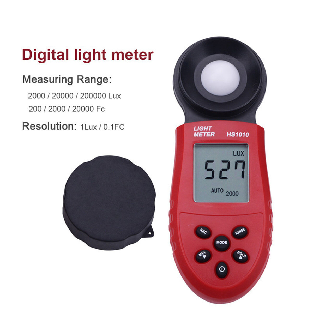 200,000 Lux Digital Light Meter Luminometer HS1010 Meters Luxmeter Photometer | eBay
