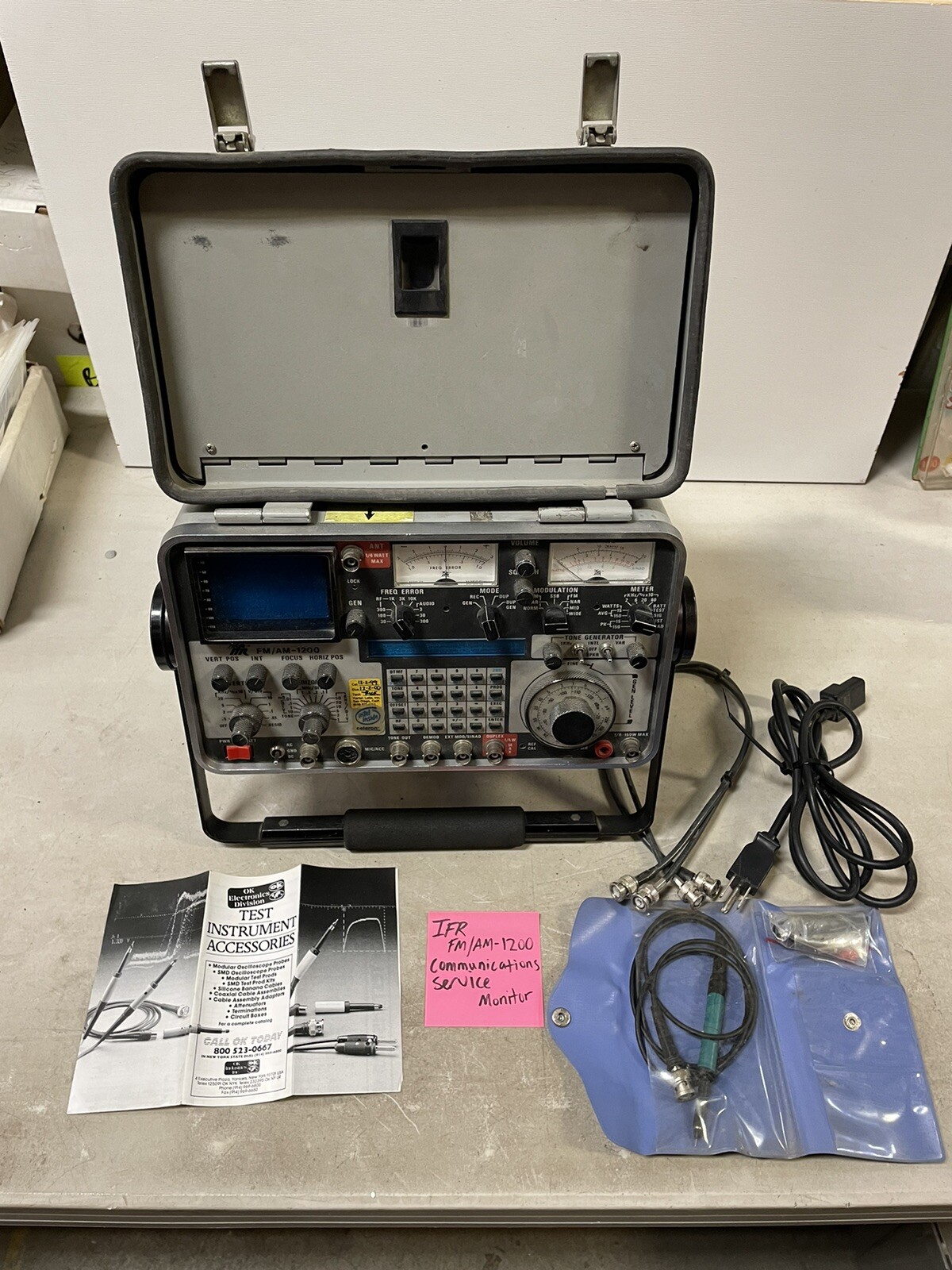 IFR FM/AM - 1200 Communications Service Monitor | eBay