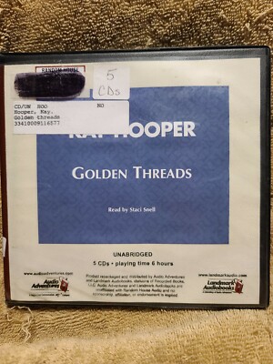 Shelf62N Audiobook~golden threads- Kay hooper- unabridged- 5 cds | eBay