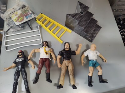WWF Wrestlemania Smackdown Set X-Pac Stone Cold Big Show Mankind ...