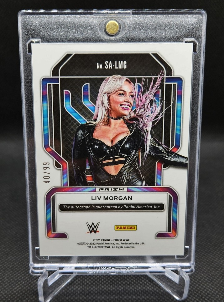 LIV MORGAN 2022 Panini Prizm WWE SUPERSTAR AUTOGRAPH Auto #SA-LMG SP ...
