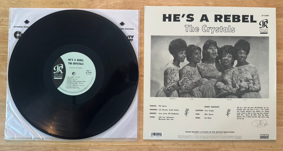 33 12" LP THE CRYSTALS HE'S A REBEL | eBay