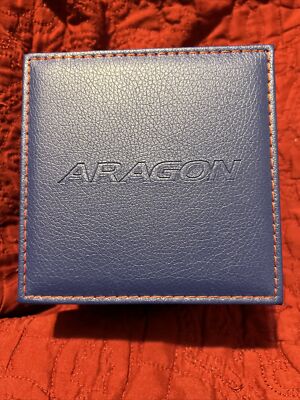 Aragon Wrist Watch Blue Leather Case Only | eBay