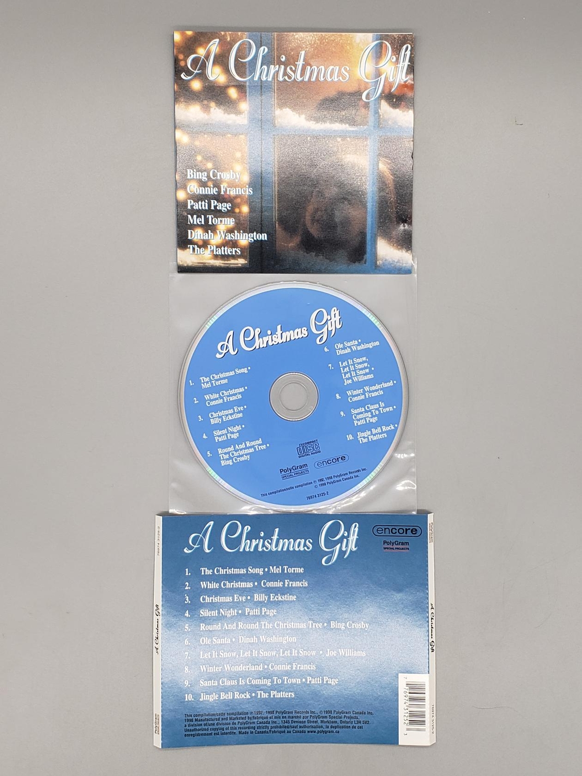 A Christmas Gift (CD) No Case No Tracking | eBay