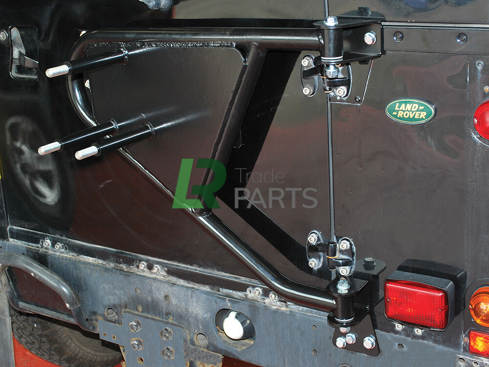 LAND ROVER DEFENDER SWING AWAY SPARE WHEEL CARRIER REAR 90 110 SERIES ...