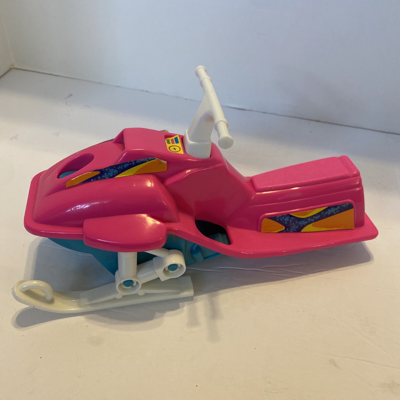 1989 Mattel Barbie Winter Sports Playset: Snowmobile, Saucer, Sled ...