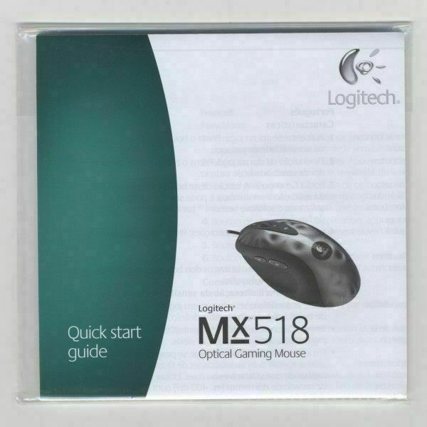 Logitech MX518 Optical Gaming Mouse SetPoint 4.24a Windows Drivers CD ...