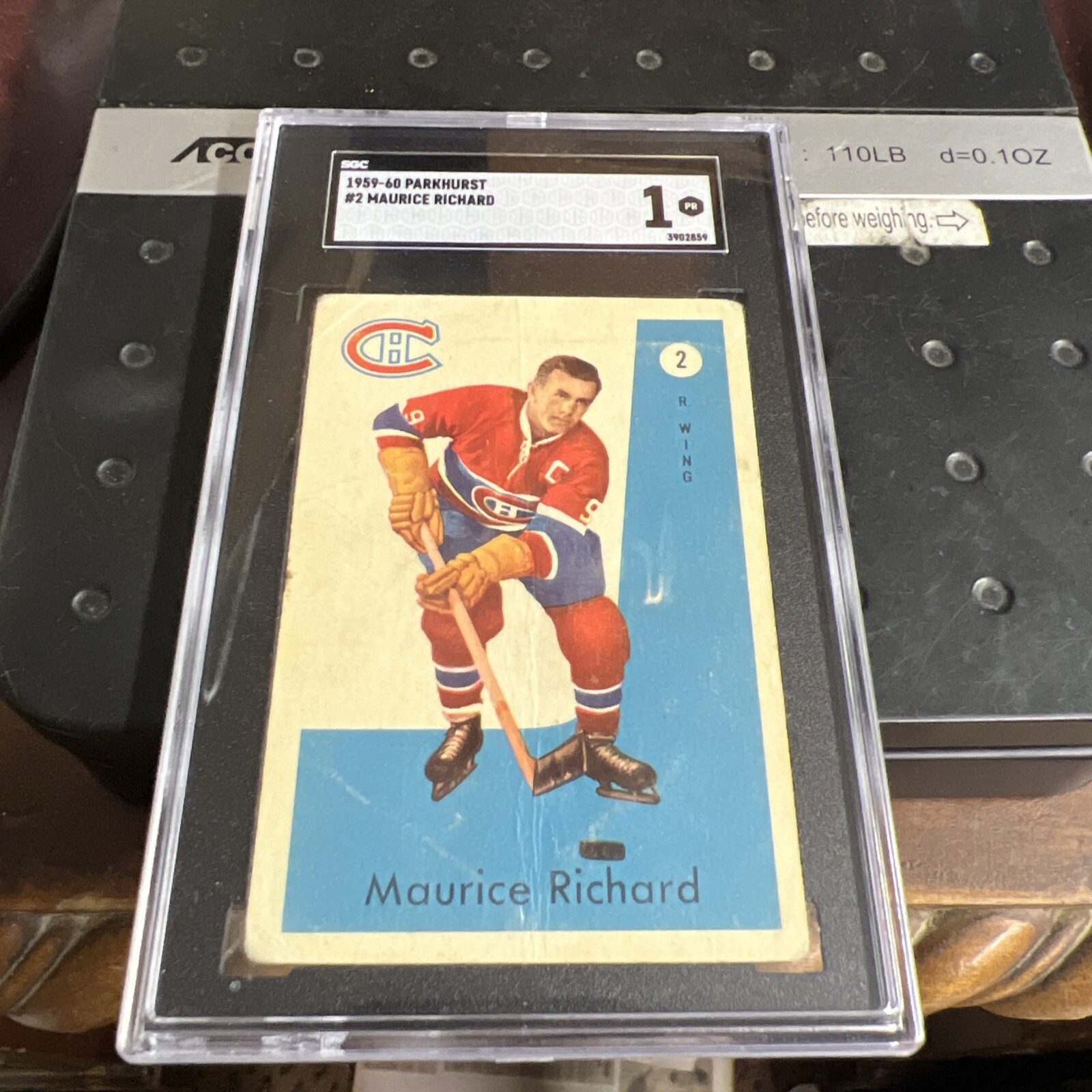 1959-60 Maurice Richard Parkhurst #2 SGC 1 Rocket | eBay
