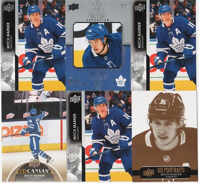 MITCH MARNER 6 CARD LOT 2021-22 UPPER DECK HONOR ROLL UD CANVAS C76 SP ...