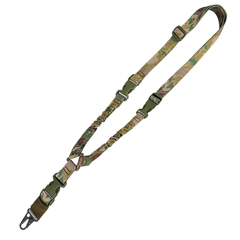 Tactical Single One Point Bungee Gun Rifle Sling Strap with HK Clip ...