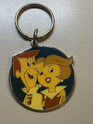 George Jane Jetsons Vintage 1990 Enamel Keychain Hanna Barbera Cartoon ...
