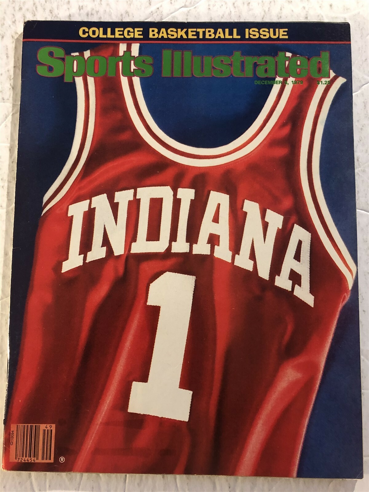1979 Sports Illustrated INDIANA HOOSIERS No Label NCAA Basketball ...