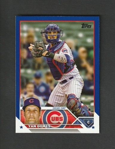2023 Topps Series 2 Yan Gomes Blue #569 Chicago Cubs | eBay