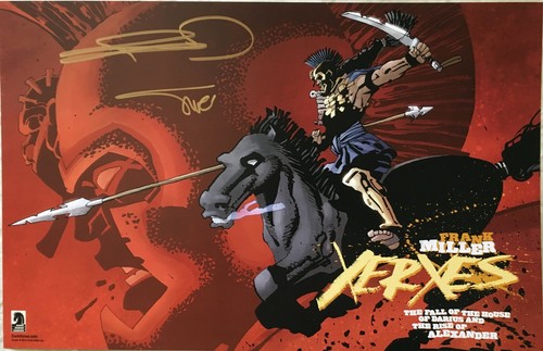 Frank Miller Alex Sinclair autographed autograph signed Xerxes 11x17 ...
