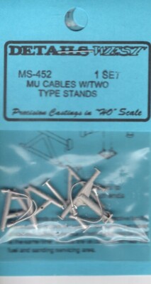 HO Scale Details West MS-452 MU Cables w/Two Type Stands | eBay