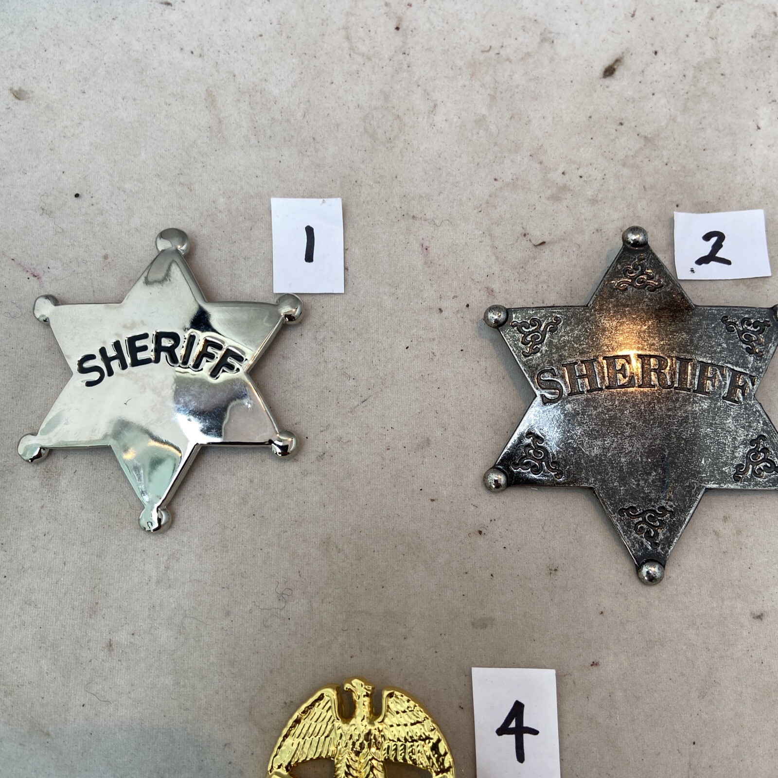 DENIX Badge Pin Sheriff American Western FBI CSI Fire Texas Rangers ...