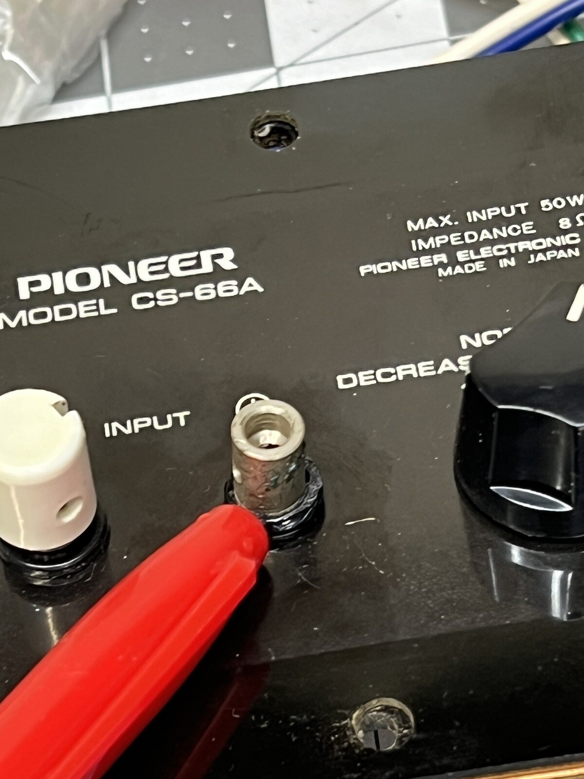 Pioneer CS-66A Crossover Speaker Connectors W/ Screws - RARE WORKS ...