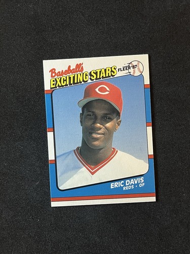1987 Fleer Exciting Stars #14 Eric Davis Baseball Card - Sharp | eBay