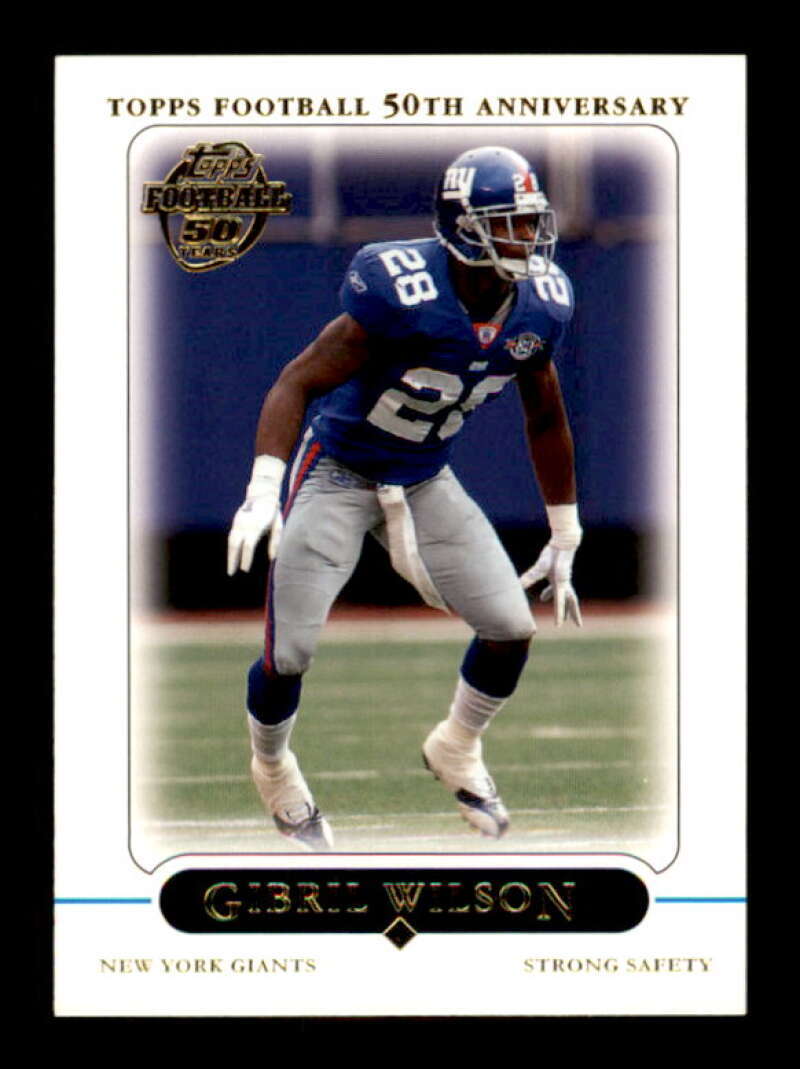 2005 Topps #271 Gibril Wilson NM/NM+ NY Giants 242669 | eBay