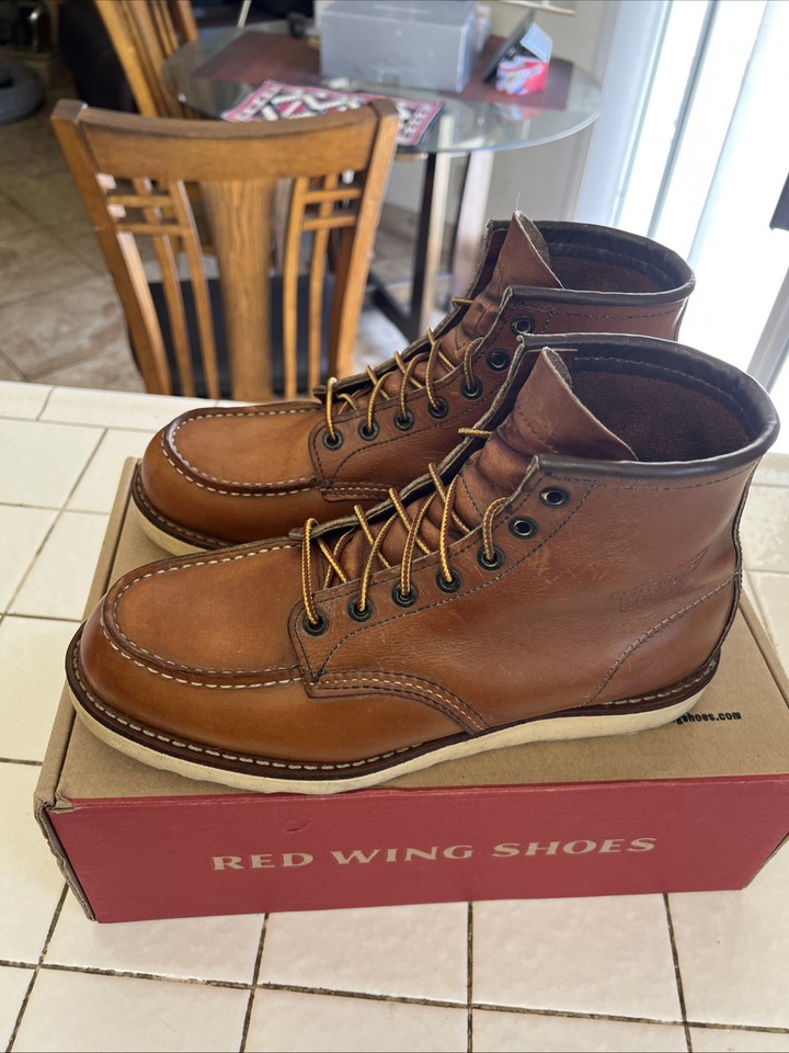 Red Wing 10875 Moc Toe Boots (USA) (Soft Toe) No Reserve | eBay
