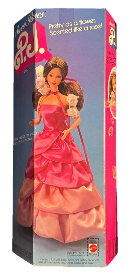 Vintage 1983 Barbie Sweet Roses PJ Steffi face doll 7455 NRFB Superstar ...