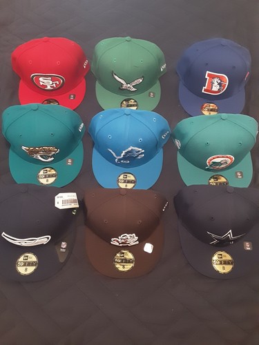 Lot of 10 NFL New Era 59Fifty size 8 Hats New With Tags L@@K ! | eBay